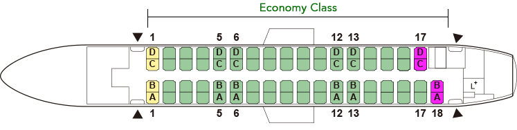 ATR72-600(AT7) / Aircrafts and seats