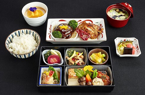 Inflight dining (JAL Business Class) - JAL International Flights