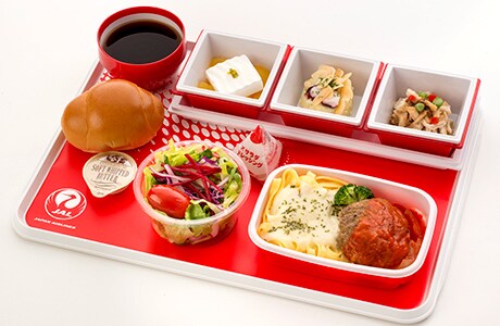 Inflight dining (JAL Economy Class) - JAL International Flights