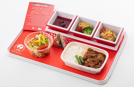Inflight dining (JAL Economy Class) - JAL International Flights