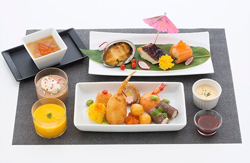 Inflight dining (JAL First Class) - JAL International Flights