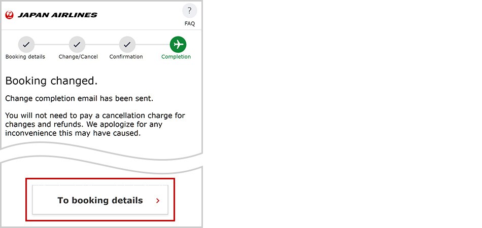 JAL | Guidance for delayed/canceled flights