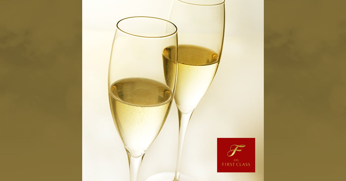 JAL domestic First Class Beverages