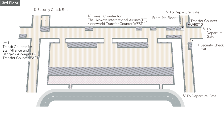 [BANGKOK] SUVARNABHUMI AIRPORT / Transfers [oneworld] (Airport Guide ...