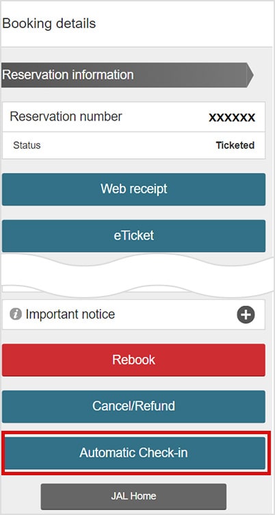 JAL | Automatic Check-in