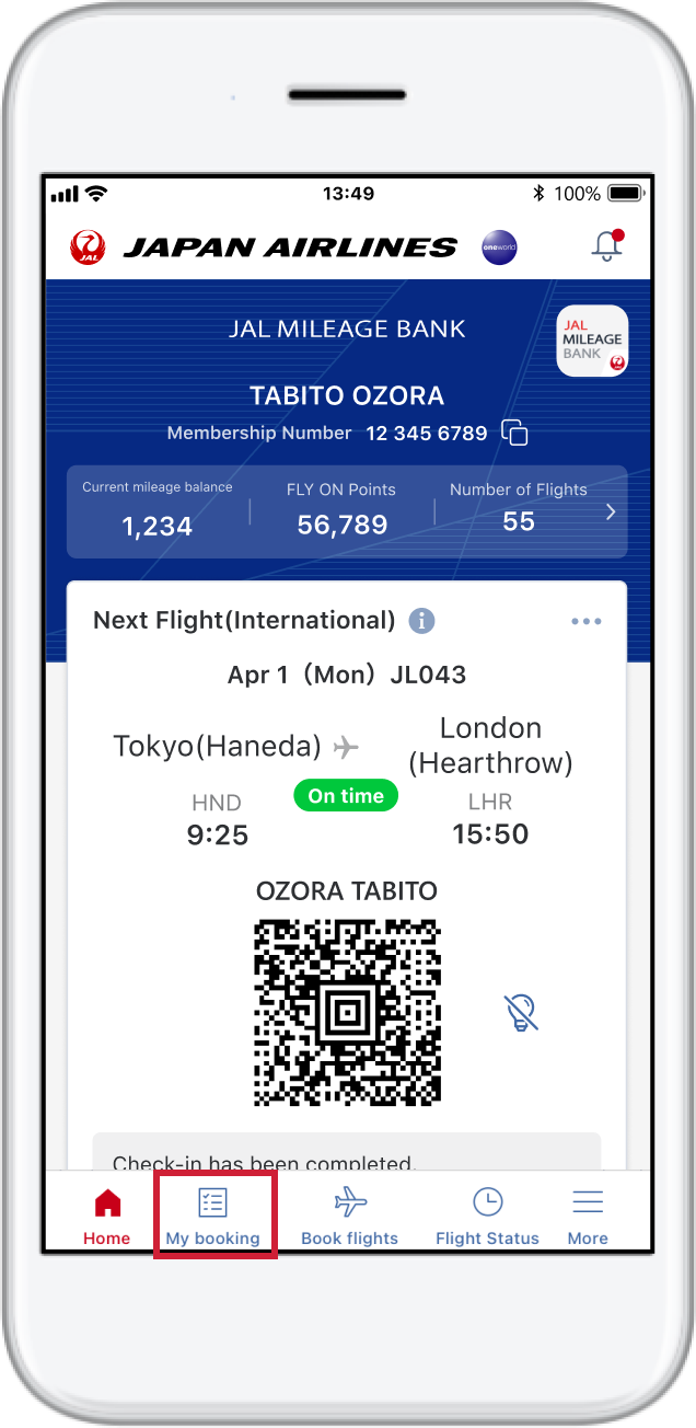 JAL | Online Check-in