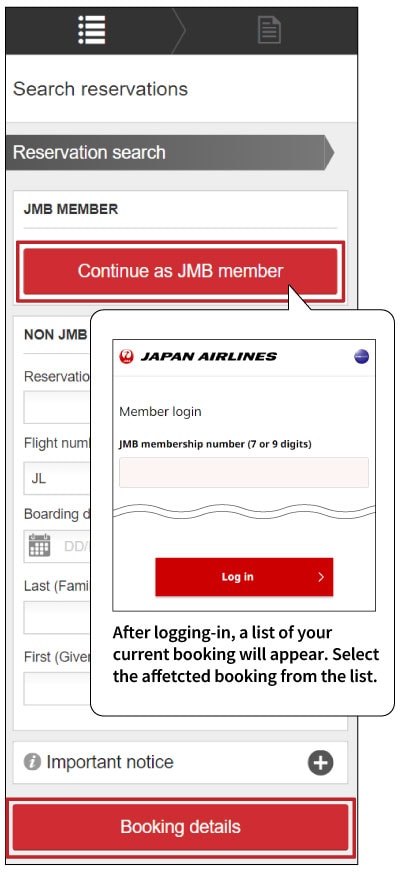 JAL | Instructions for requesting a flight change or refund (if your ...