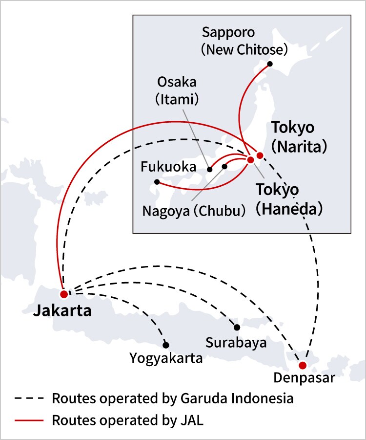 JAL | Bringing you the Best of Indonesia and Japan - Japan Airlines and ...