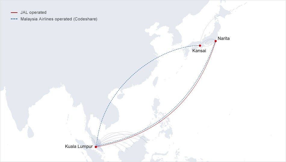 JAL | Bringing you the Best of Malaysia and Japan - Japan Airlines and ...