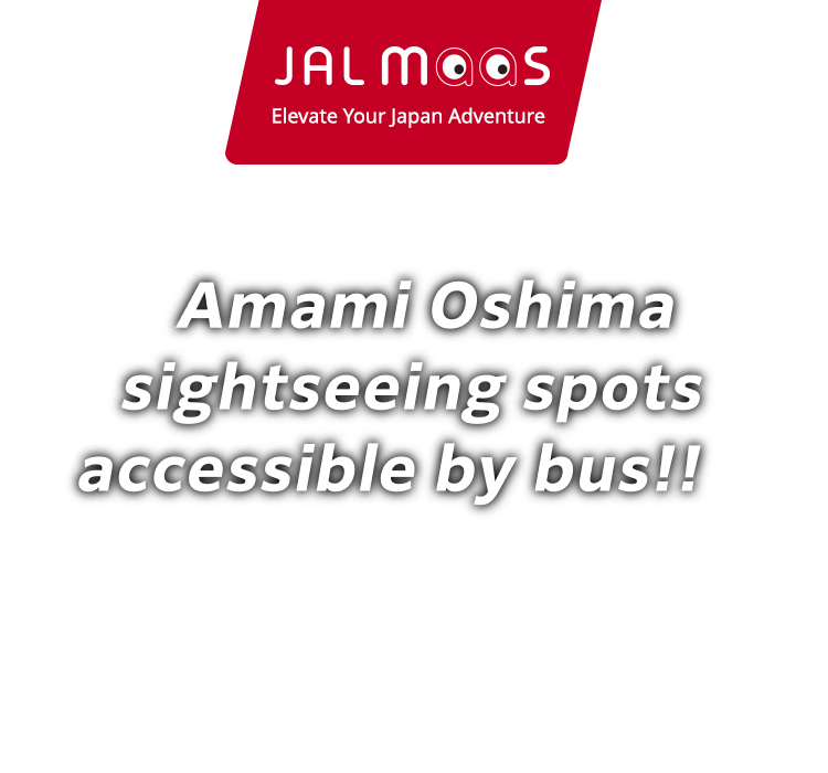 JAL MaaS | Access and tourist information for Amami Oshima