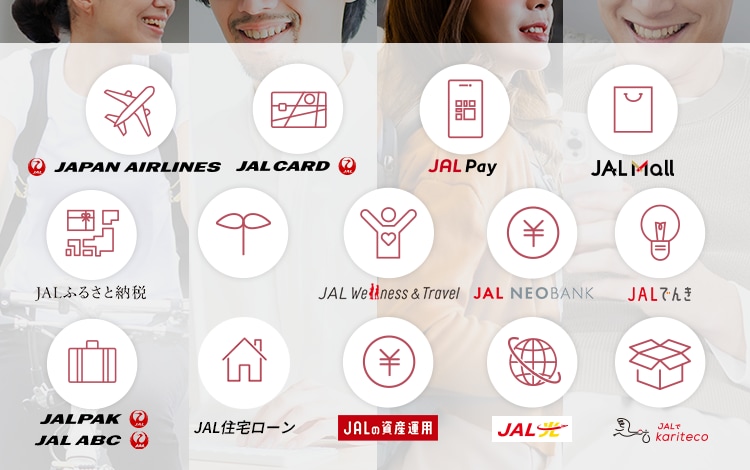JAL Life Status プログラム - JAL Life Status プログラム - Life Status ポイントとは？（積算対象サービス）